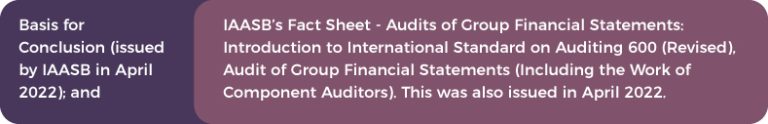 ISA 600 (Revised) – Special Considerations: Audits of Group Financial ...